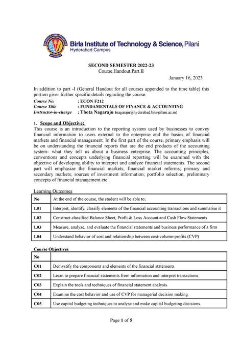 econ f212 fofa course handout second semester 2022 course handout