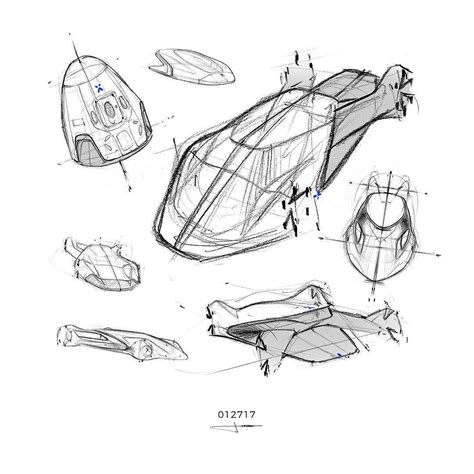 Another Shot Of Doodles Trying To Capture The SX Dragon V Shuttle Gestures