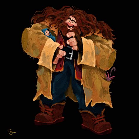 Hagrid On Behance Harry Potter Illustrazioni Immagini Di Harry Potter Arte Harry Potter