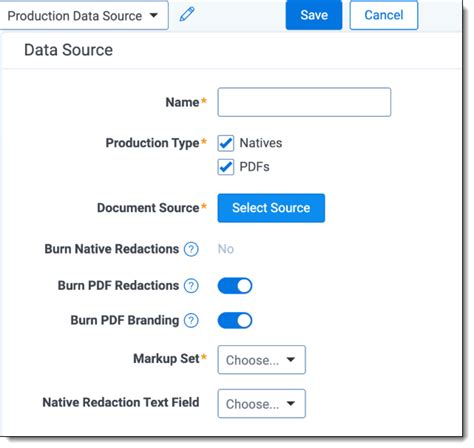 Production Data Source