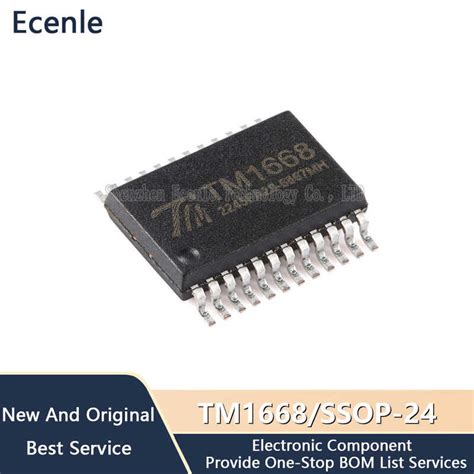 50 Pcs Lot Tm1668 Mark Tm1668 Ssop 24 “ Led Control Chip 100 New