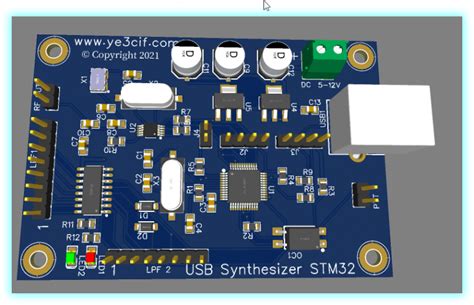 Usb Synthesizer Stm32f103c8t6 For Sdr Smd Version Ye3cif
