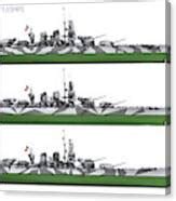 Littorio Class Battleships Starboard Side Digital Art By Carlo Cestra Pixels