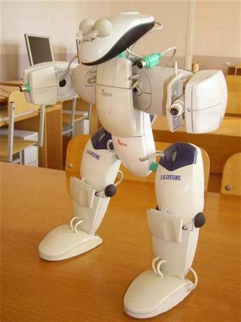 Awesome Hand Made Toys From Old Computer Stuff 18 Pics