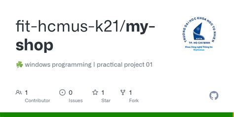 GitHub Fit Hcmus K My Shop Windows Programming Practical Project