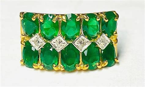 Senza Prezzo Di Riserva 9 Kt Argento Oro Anello Catawiki