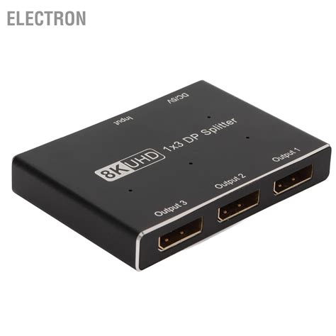 Electron 1x3 Displayport Splitter Triple Mst Sst Hub Dp 14 สำหรับระบบ