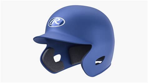 3d Baseball Batting Helmet 02 Turbosquid 2208122