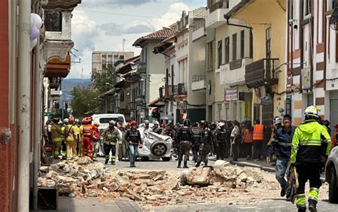Un Terremoto De Magnitud 68 Deja Al Menos 14 Muertos En Ecuador Y Uno