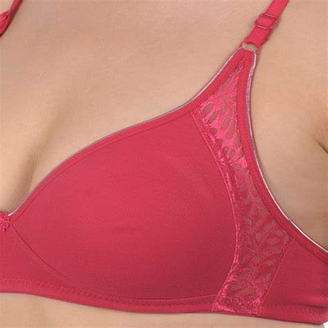 Mod And Shy Women Solid Non Padded Bra Pink Buy Mod And Shy Women Solid