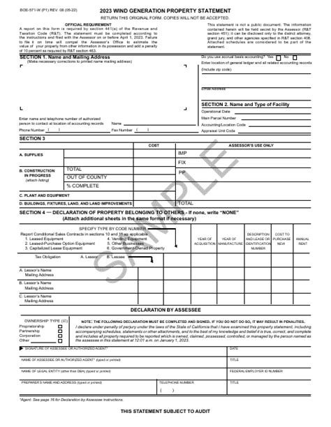 form boe 571 w 2023 fill out sign online and download printable