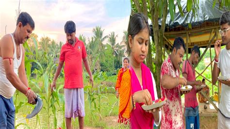 সবাই মিলে আনন্দ করে পুকুর থেকে মাছ ধরে ভেজে খেলাম॥ Youtube