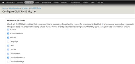 Civicrm Entity 20 Beta 11 Released Admin Config Page Skvare Llc