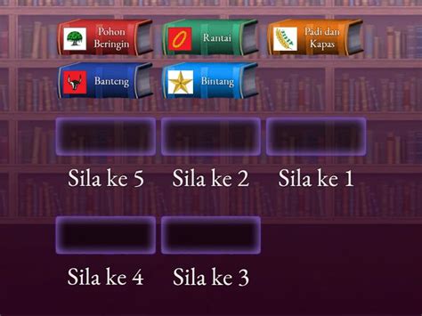 Simbol Sila Dan Pancasila Permainan Pencocokan