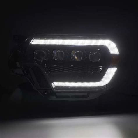 Alpharex 12 15 Toyota Tacoma Nova Led Projector Headlights Black With