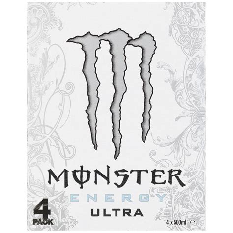 White Monster Energy Logo Logodix