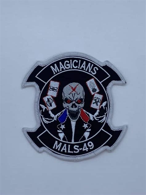 Mals 49 Magicians Patch Plastic Backing Squadron Nostalgia