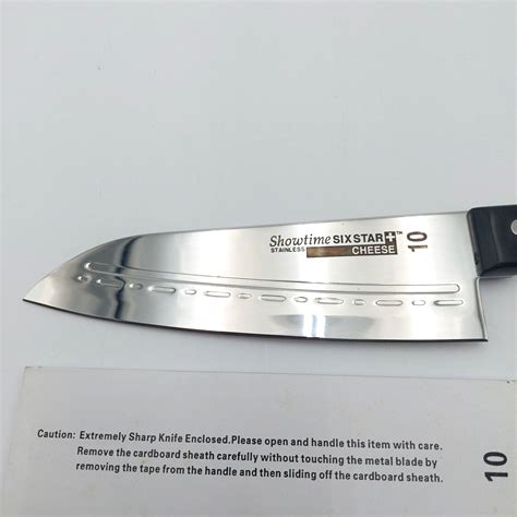 Ronco Showtime Six Star 10 Cheese Kitchen Knife Stainless Steel 6