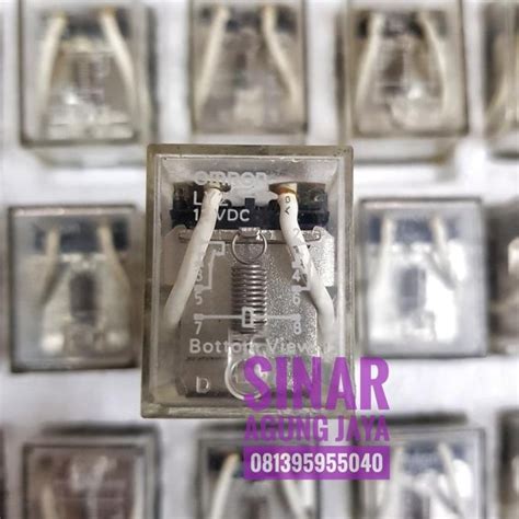Jual Relay Omron Ly2 12vdc Original Ly 2 12 Vdc Relai Omron 10a 8pin