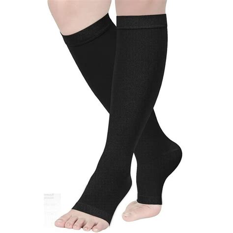 Wukang 20 30 Mmhg Open Toe Compression Socks Knee High Graduated