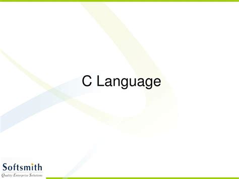 Ppt C Language Powerpoint Presentation Free Download Id313869