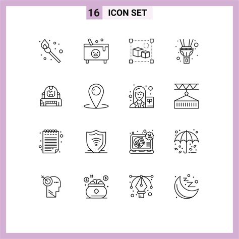 Torch Outline Vector Art Icons And Graphics For Free Download