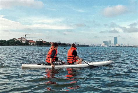 Kinh nghiệm chèo thuyền Kayak SUP ở Hồ Tây địa điểm giá vé trải nghiệm