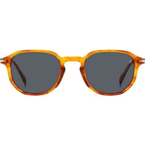 Buy David Beckham Db 1140s Striped Browngrey Sunglasses
