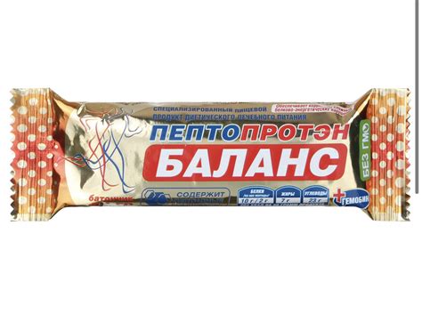 Протеиновый батончик ООО «Протэн Фарма» Пептопротэн Баланс - «Вкусный ...