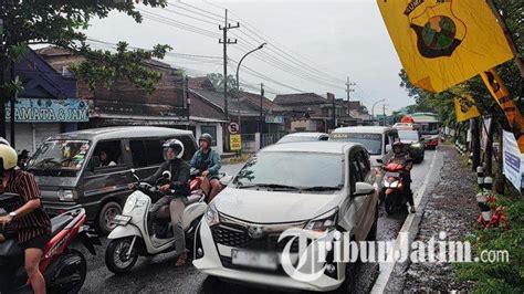 Pantauan Arus Mudik Di Durenan Trenggalek Terjadi Peningkatan Volume