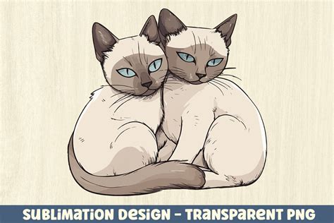 Two Cats Sublimation Graphic By Imaginativeyou · Creative Fabrica