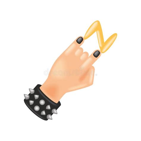 Heavy Metal Hand Gesture Stock Vector Illustration Of Hand 316079272