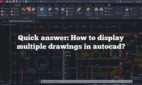 quick answer how to display multiple drawings in autocad caddikt