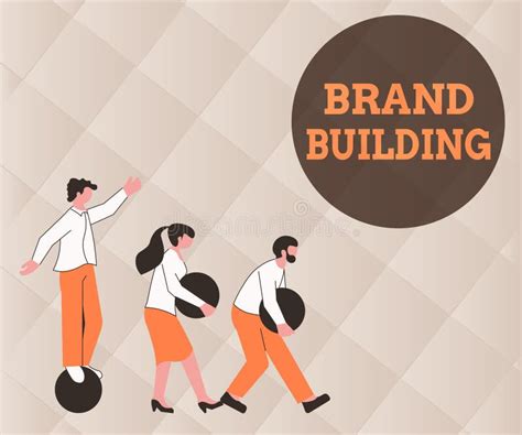 Conceptual Display Brand Building Word Written On Boosting Customer S Is Knowledge Over A