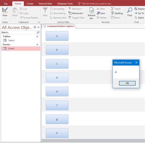 Vba Ms Access Button That Creates A Multiple Of Buttons On A Hot Sex