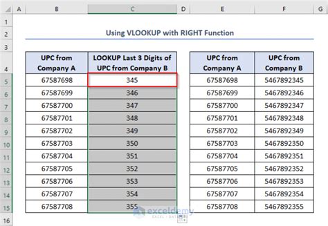 How To Vlookup Partial Match For First 5 Characters In Excel