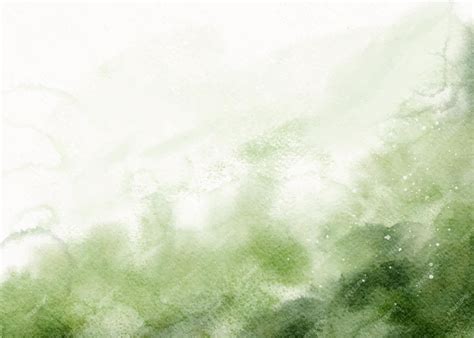 추상 그린 수채화 배경 무료 벡터