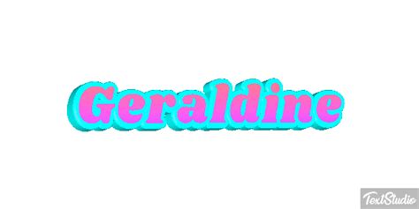 Géraldine Nombre Diseños De Logotipos  Animados