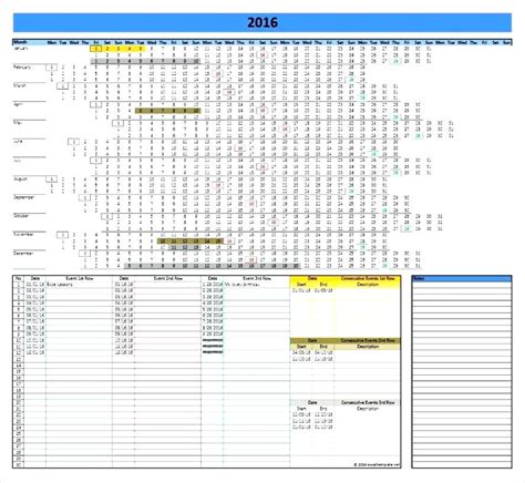 Customizable Calendar Template 2014 Excel Calendar Template 2014 Custom