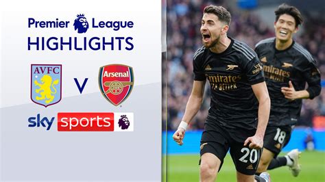 Aston Villa 2 4 Arsenal Match Report And Highlights