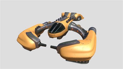 Space Hovercraft 3d Model By Baczekadam Baczek Adam [33417fe
