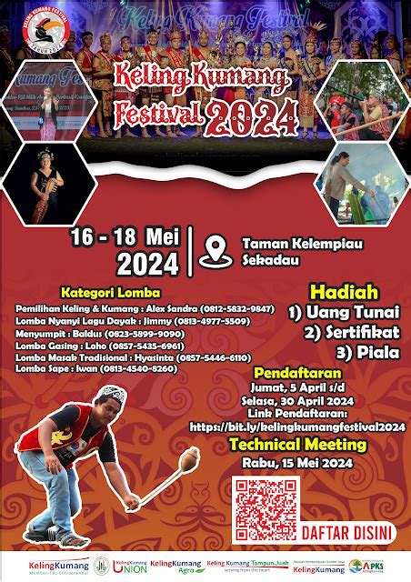 Kemeriahan Keling Kumang Festival 2024 Kembali Hadir Lomba Tradisional Hingga Seni Dayak Memukau