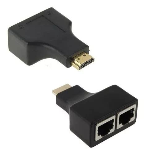 Extensor Cable Hdmi Por Utp Extension Hasta 30m 1080p Fullhd