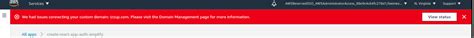 Domain Activation Is Failed Brief Description · Issue 1093 · Aws