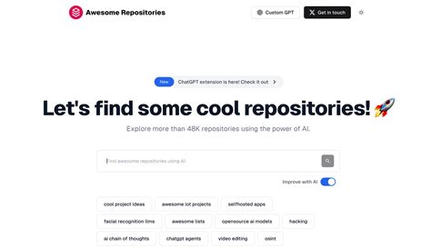 Awesome Repositories Alternatives And Similar Sites Apps Alternativeto