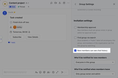 Enable New Members To View Group Chat History