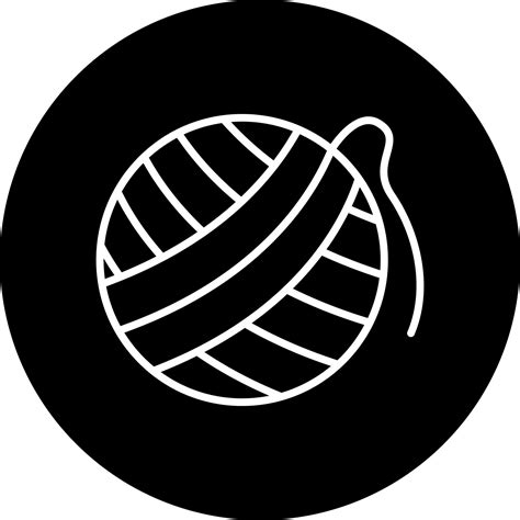 Wool Ball Vector Icon Style 22551443 Vector Art At Vecteezy