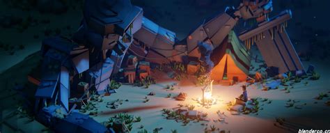 低多边形风格 085 Blender布的