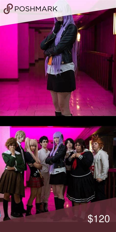 Dangan Ronpa Kirigiri Cosplay Womens Cosplay Orange Tie Cosplay