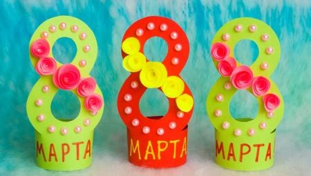 Аппликации на 8 Марта: делаем своими руками для детей и для мамы ...